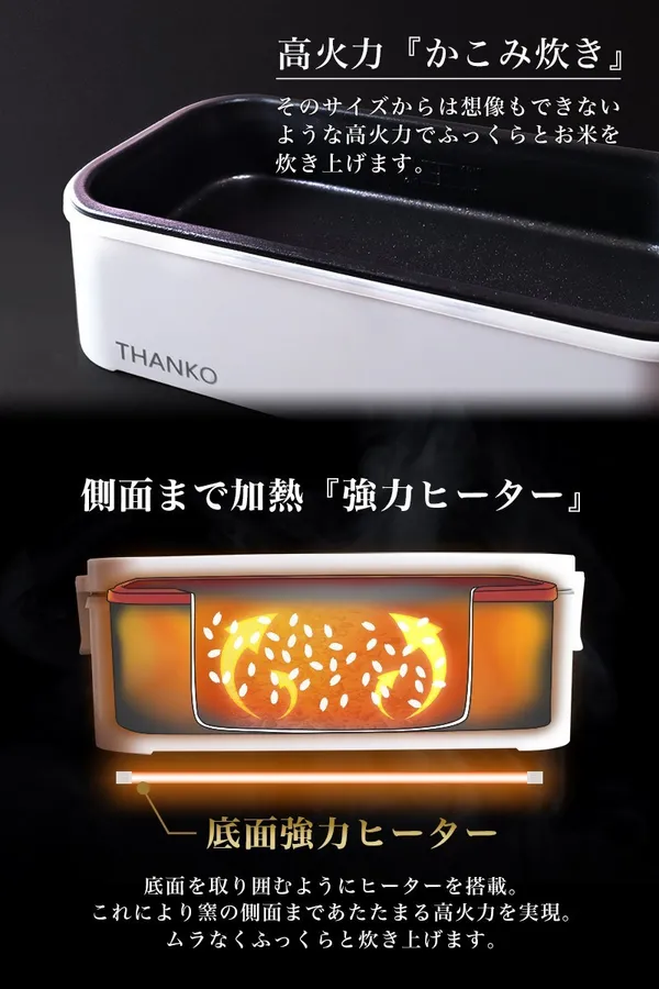 是便當盒也是電鍋！14 分鐘就開飯，日本 THANKO 推出「單人便當盒電鍋」 | ShoppingDesign