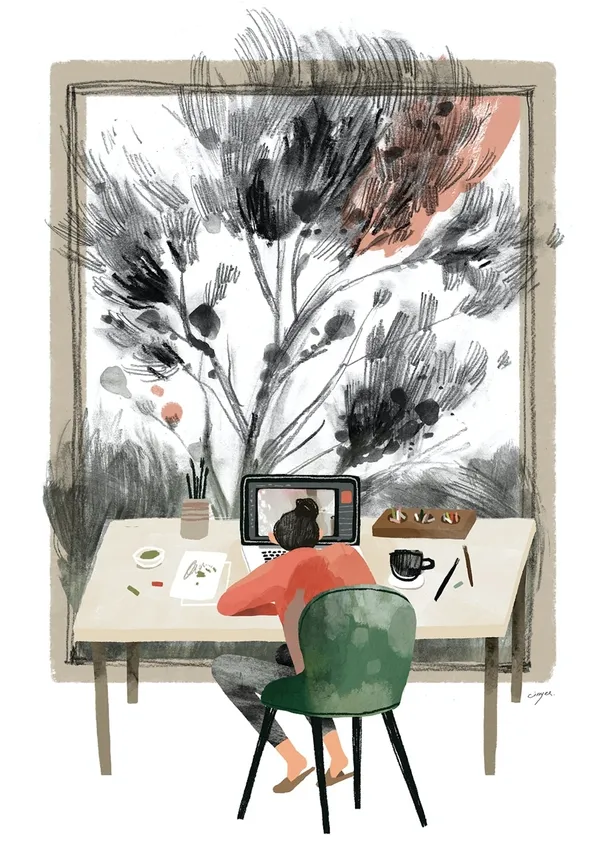 【專訪】插畫家 Cinyee 的跨界旅程！「IG 迷你繪本」以溫暖筆觸，傳遞對自我與環境的關注 | ShoppingDesign