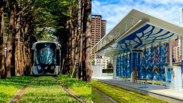 「龍貓隧道」成焦點！高雄輕軌 C20-C24 段試營運，直達內惟藝術中心、高美館等藝文場館 | ShoppingDesign