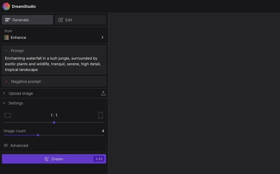 DreamStudio AI：關鍵字快速生成圖像，並數據優化生成圖像的流程｜全方位AI工具介紹－未來商務