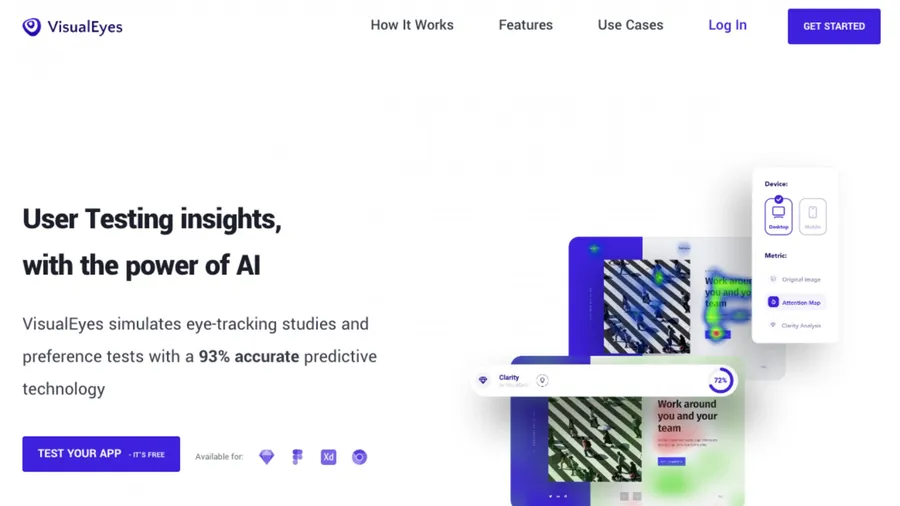 VisualEyes：用AI技術改善設計，打造清晰高效的使用者界面｜全方位AI工具介紹－未來商務