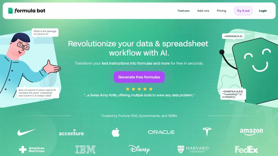 Formula Bot：利用ChatGPT生成Excel公式｜全方位AI工具介紹－未來商務