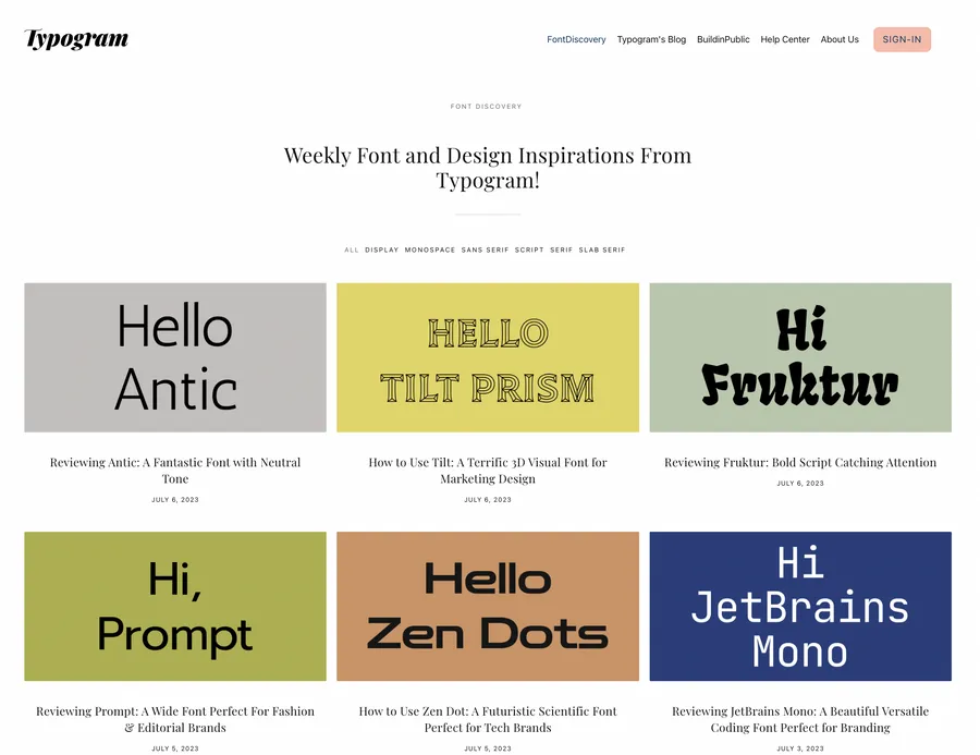 Logo 產生器 Typogram，3 步驟自己設計品牌 Logo