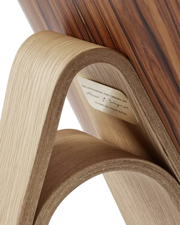 丹麥 CH07 Shell Chair 六十週年限定版——以玫瑰木、橡木再現 Hans J. Wegner 經典 | ShoppingDesign