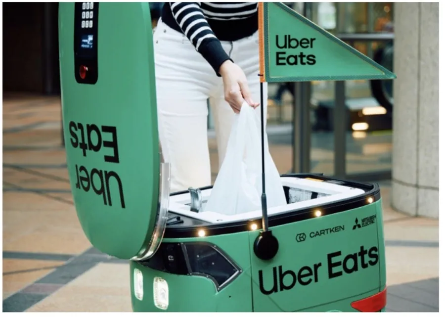 日本 Uber Eats 推 AI 機器人外送，應對物流危機！台灣會導入嗎？