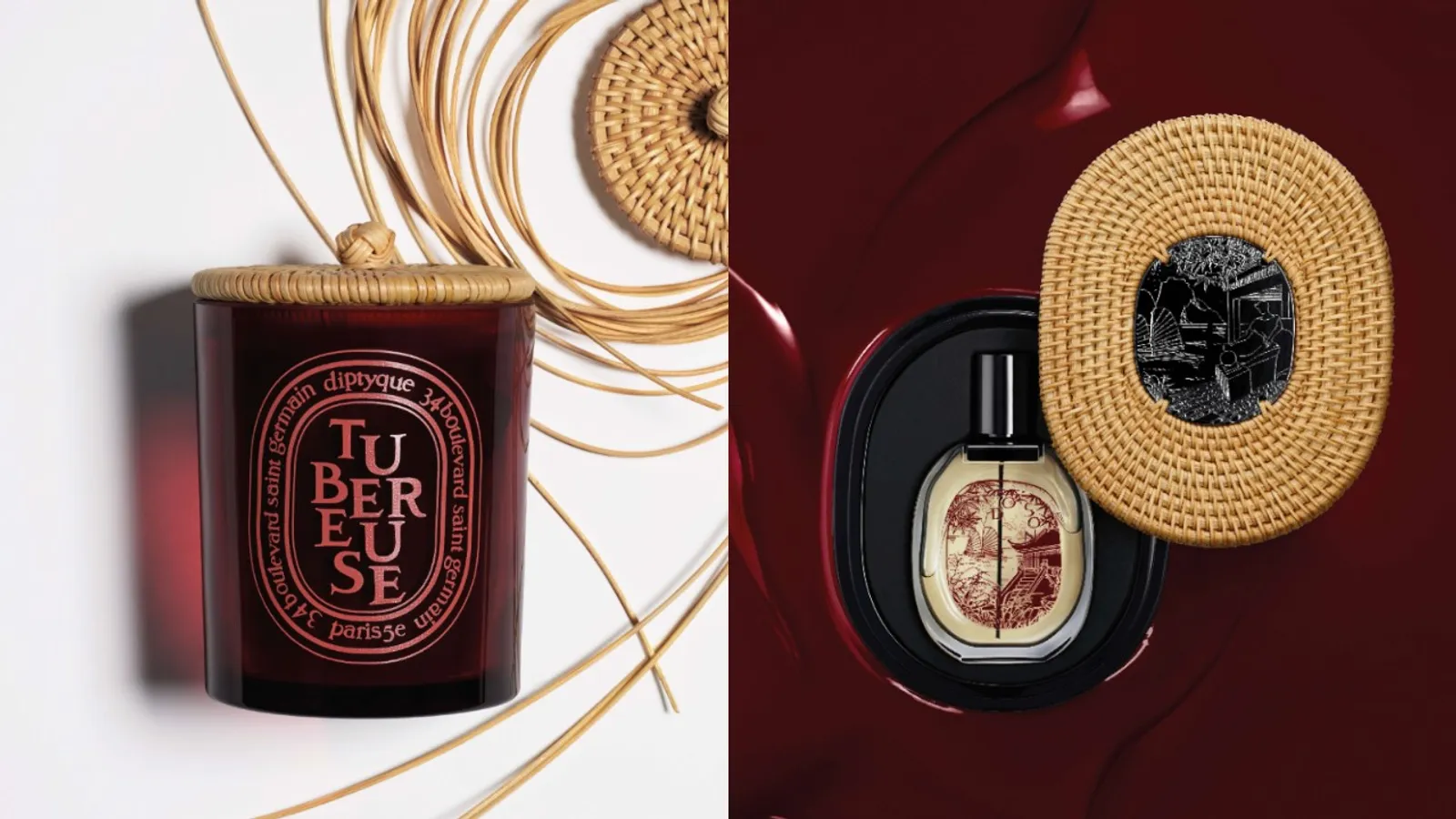 2024 全新 Diptyque「杜桑」限量版：攜手河內工坊以編織、漆器工藝襯托白花之美 | ShoppingDesign