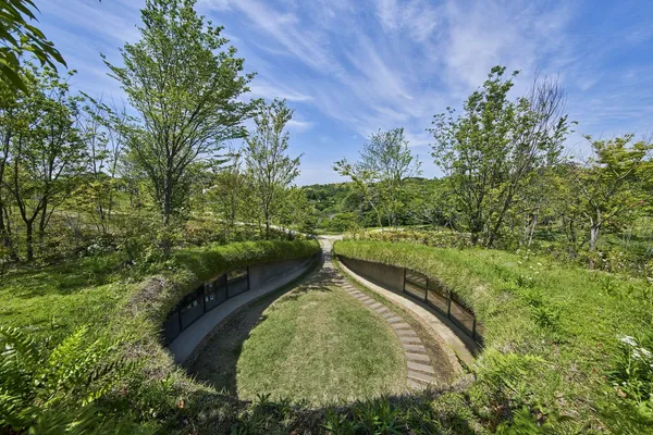 綠意山丘下的地下圖書館！日本千葉縣「Underground Library」開啟自然與閱讀結合的新想像 | ShoppingDesign