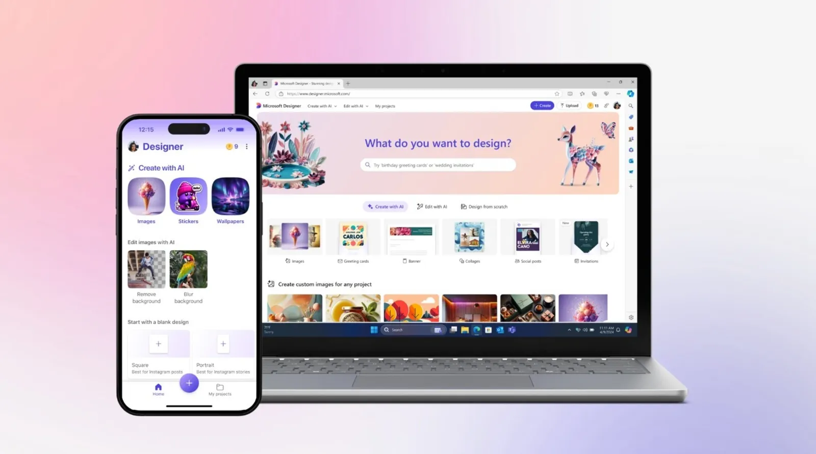 微軟 AI 設計平台 Microsoft Designer 上線，亮點功能一次看｜未來商務