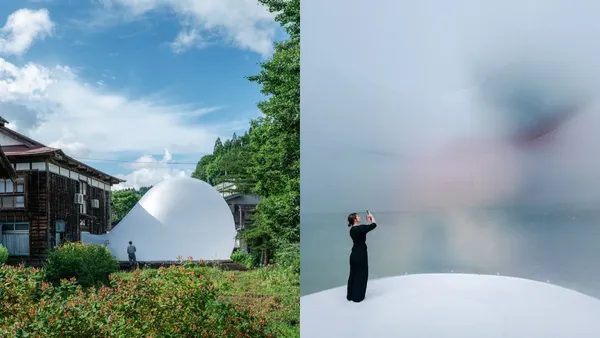 從百年老屋冒出的氣泡！MAD 打造既柔和又魔幻的藝術裝置「Ephemeral Bubble」亮相越後妻有 | ShoppingDesign