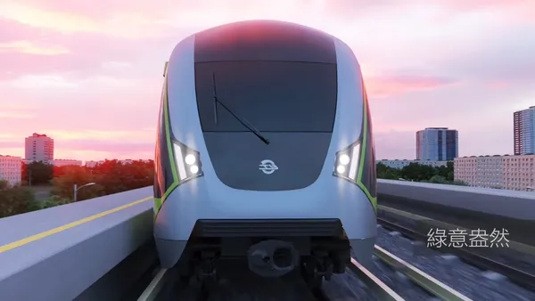 「桃捷綠線」首列車廂正式亮相！西班牙公司 Diara Design 設計，綠黑灰色線條展現俐落動感 | ShoppingDesign