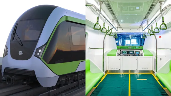 「桃捷綠線」首列車廂正式亮相！西班牙公司 Diara Design 設計，綠黑灰色線條展現俐落動感 | ShoppingDesign