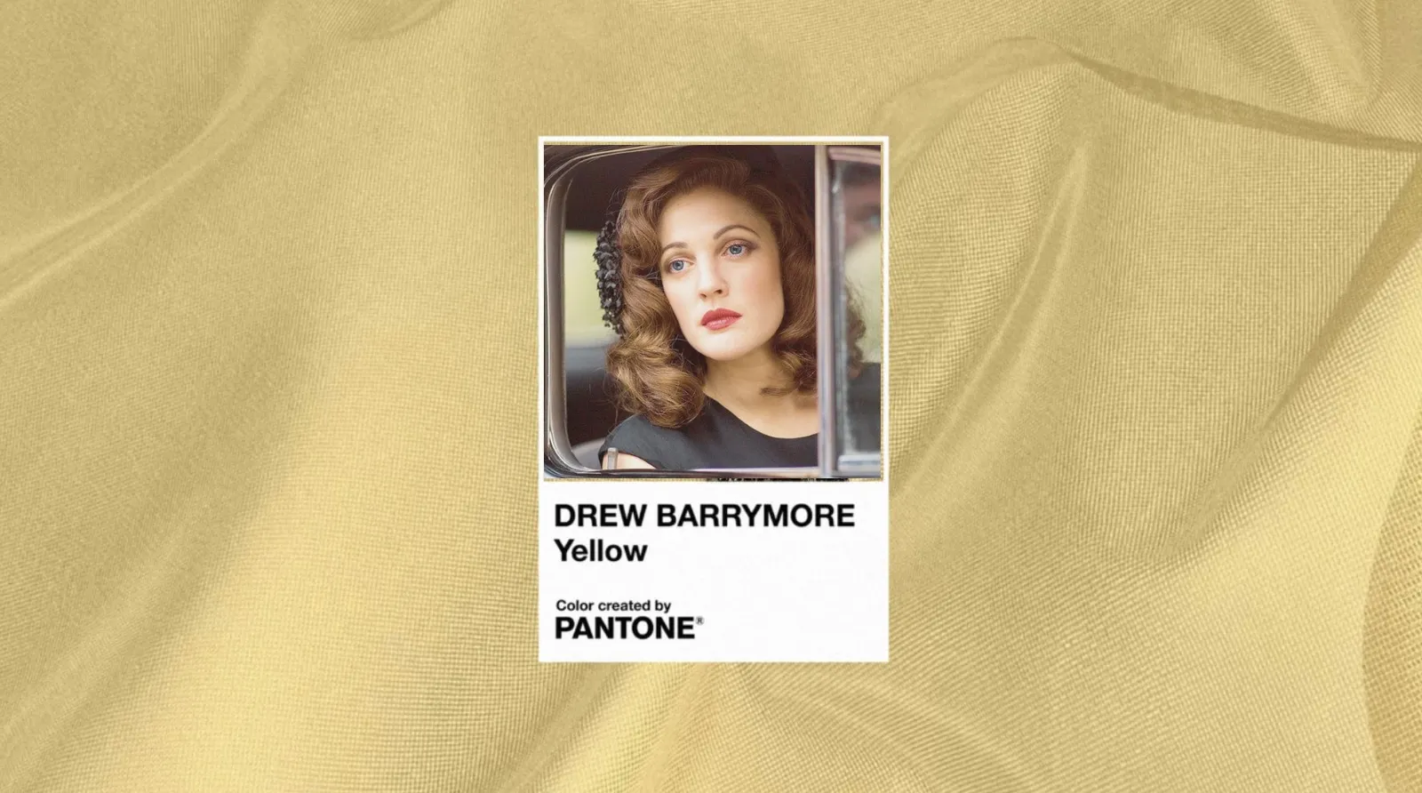 Pantone 新色奶油黃！除了為 Drew Barrymore 量身打造之外，這些巨星、名人也都有自己的色票 | ShoppingDesign